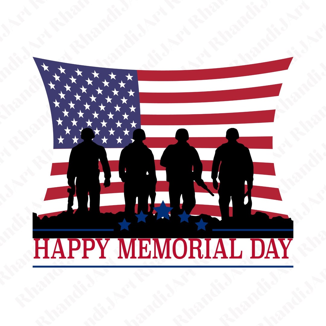 Happy Memorial Day Svg, Soldiers Svg, Flag Svg, Grateful Svg, Thankful ...