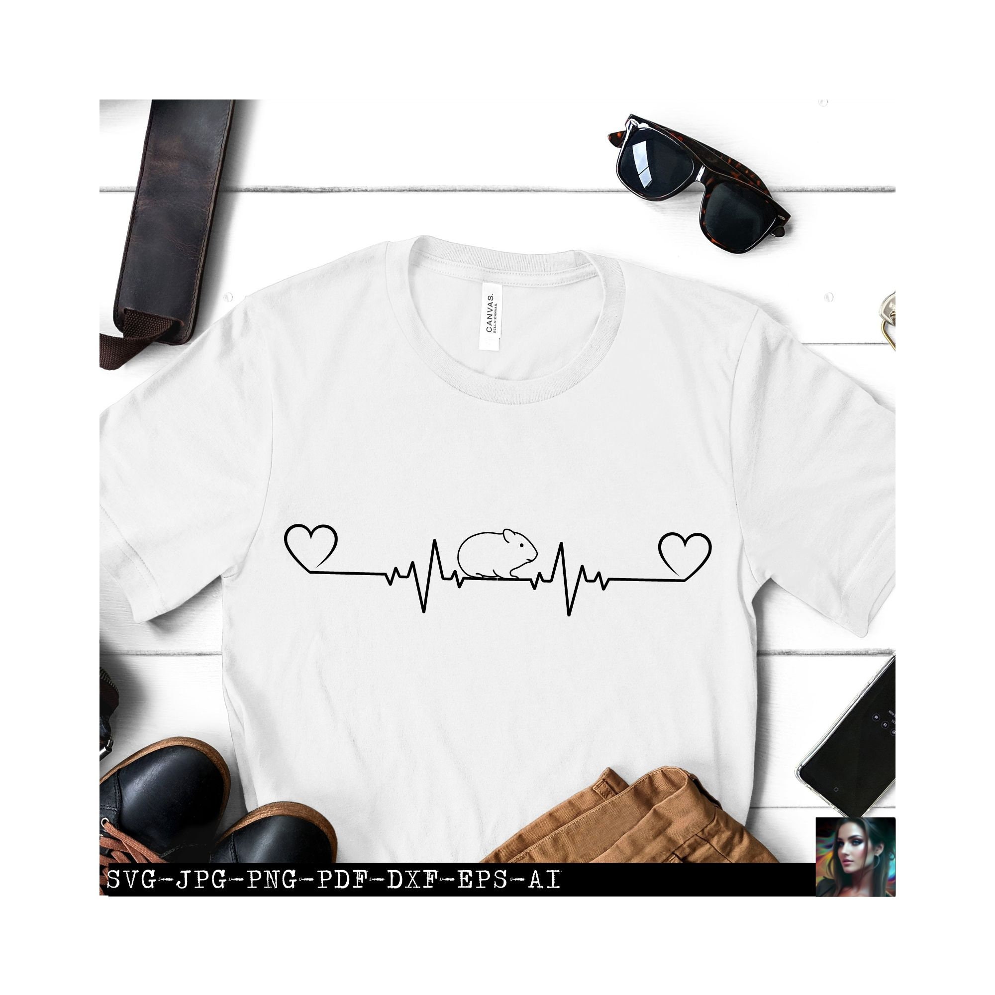 Hamster Heart Beat Svg Heart Beat Svg Hamster Svg Companion - Etsy