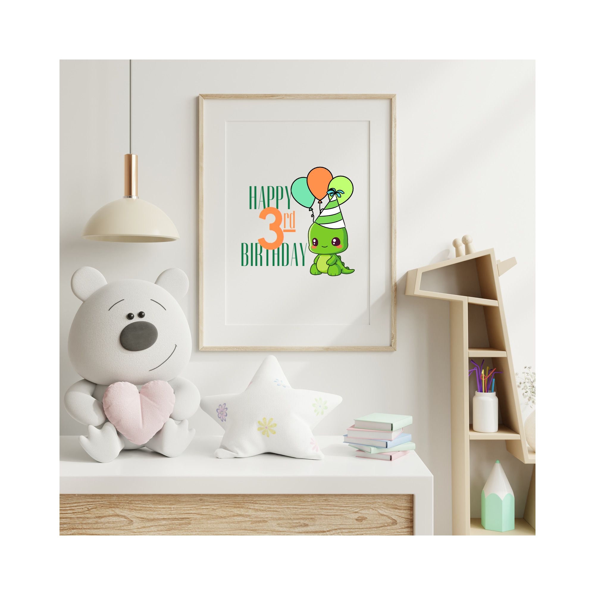 Happy 3rd Birthday Baby Dino Svg Dinosaur Svg Birthday Svg - Etsy