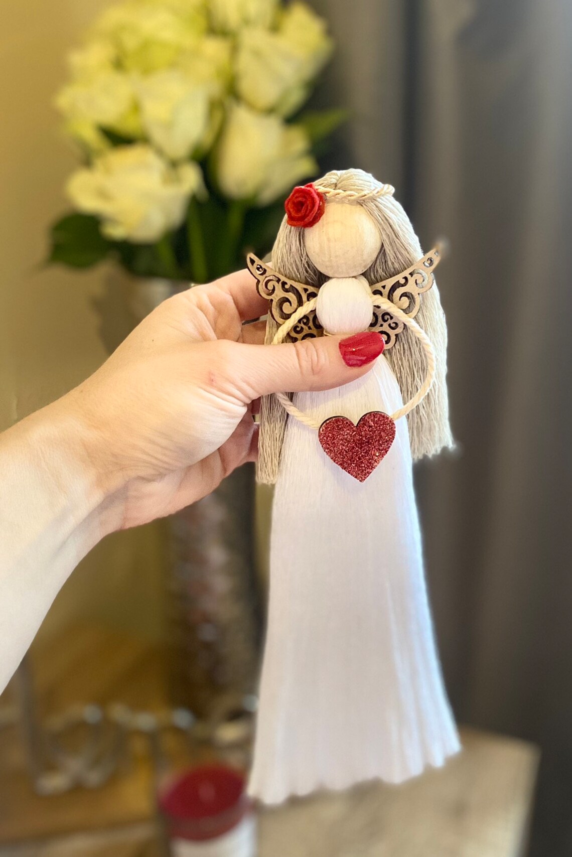 Macrame Angel Doll. Birthday Gift. Wedding Gift. Home Decor - Etsy