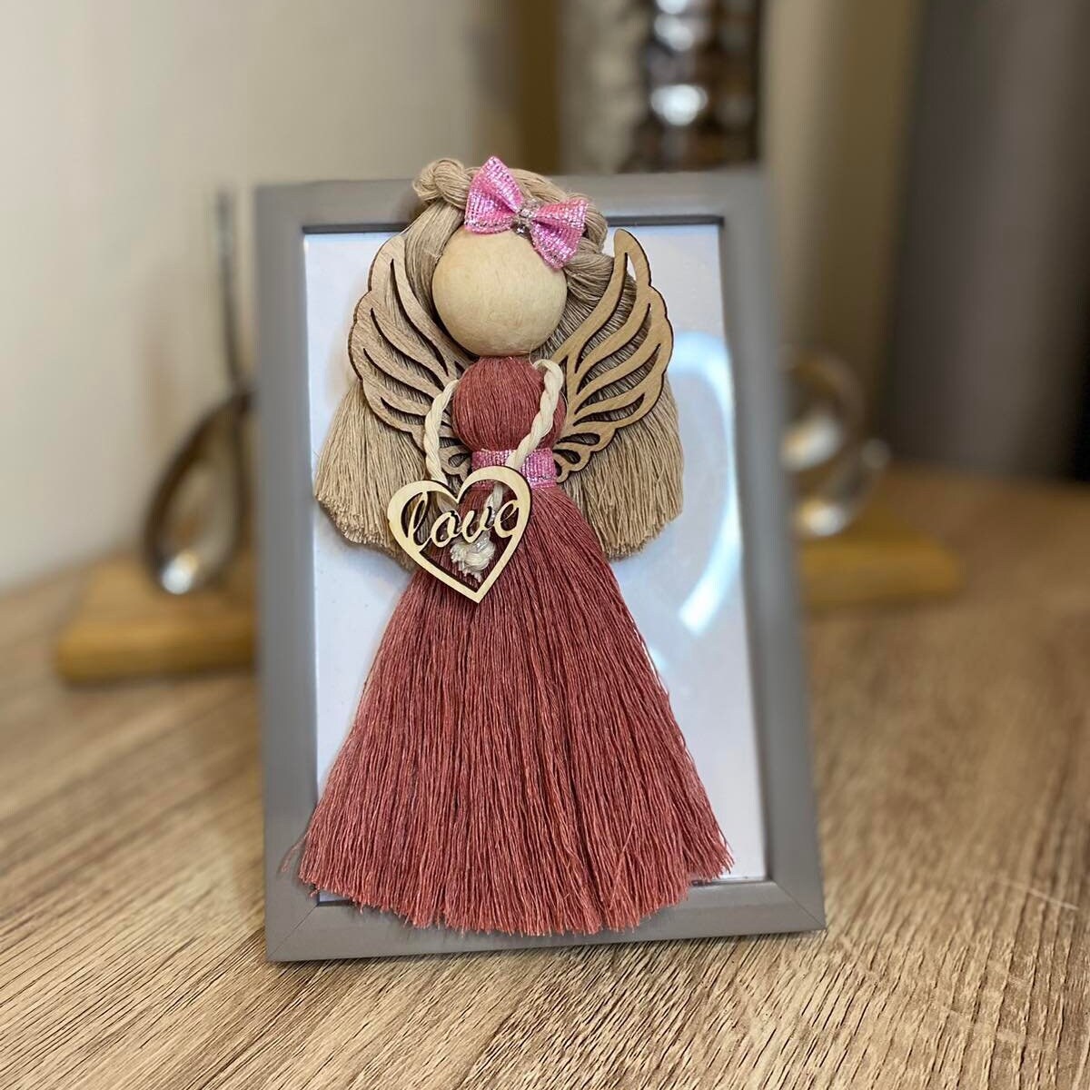 Guardian ANGEL PERSONALIZED DOLL Macrame Angel Beautiful - Etsy