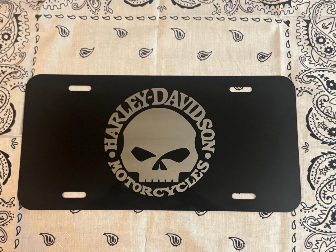 Harley Davidson License Plate - Etsy