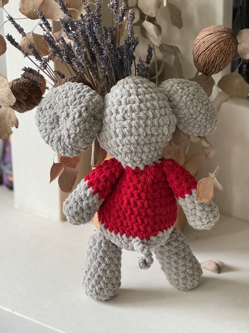 Big Al Inspired University of Alabama Mascot Crochet Elephant - Etsy