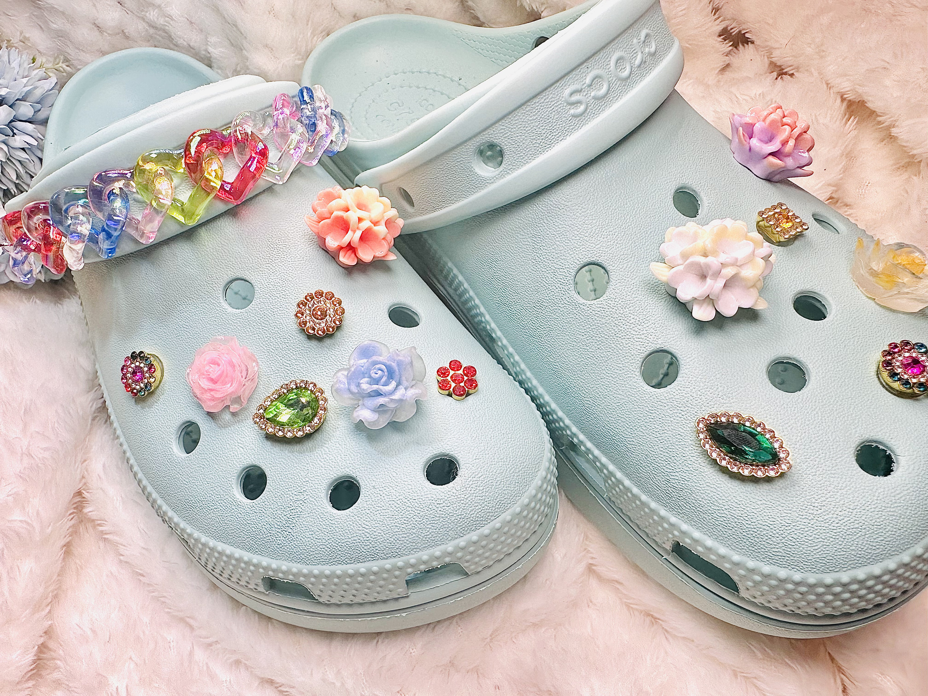 Crystal Shoe Charms, Crocs Charms, Shiny Shoe Accessories,diamond Clog ...