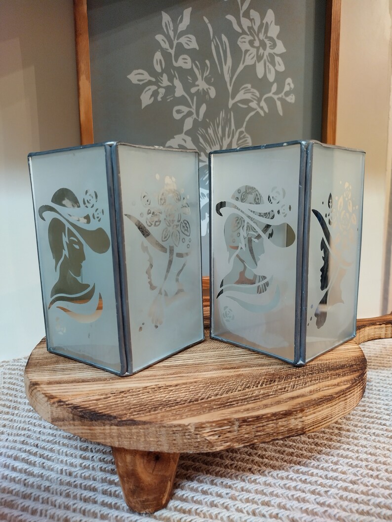Set of Unique Vintage Victorian Candle Shadow Boxes - Etsy