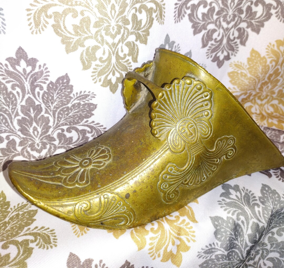 Antique Vintage Brass Shoe Stirrup Conquistador Spanish Ornate Aztec - Etsy