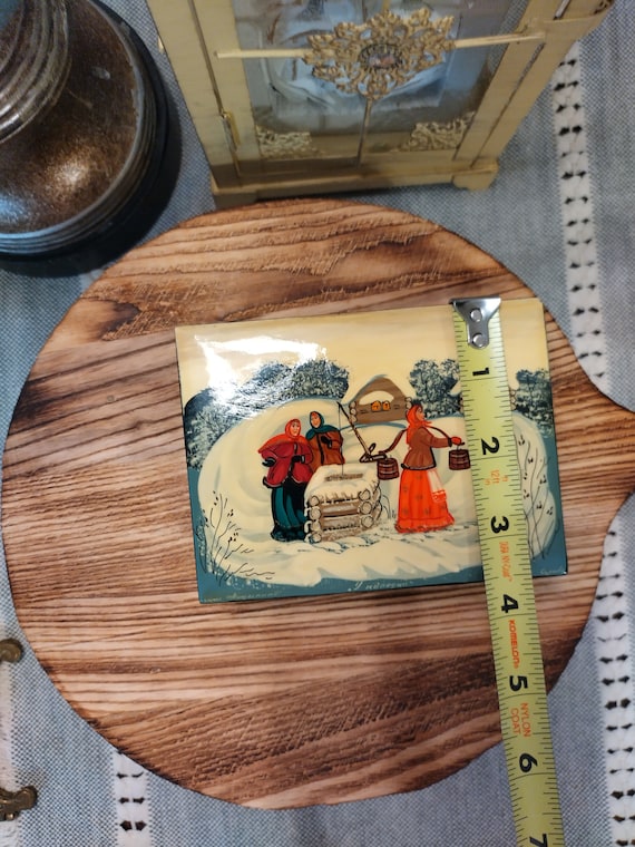 Russian Lacquer Miniatures from Fedoskino Village - Gem