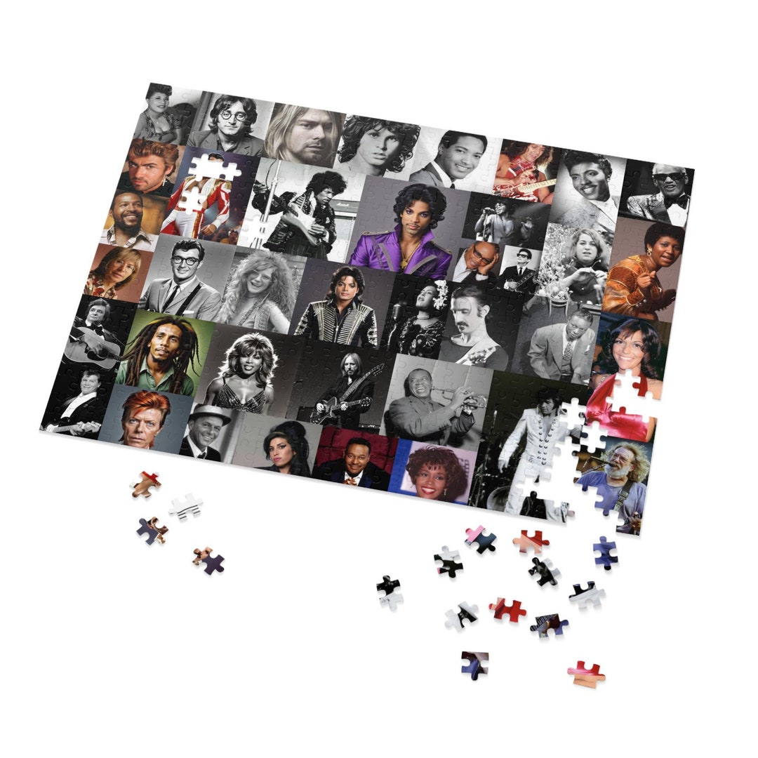 Music Star Jigsaw Puzzle - Memorial Puzzle of Beloved Artists, Perfect ...