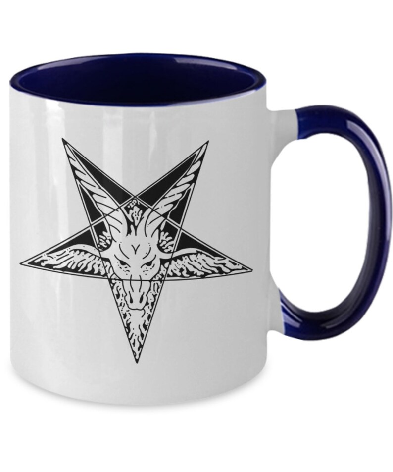 Custom Lucifer Mug | Engraved Sigil of Lucifer and Baphomet ...