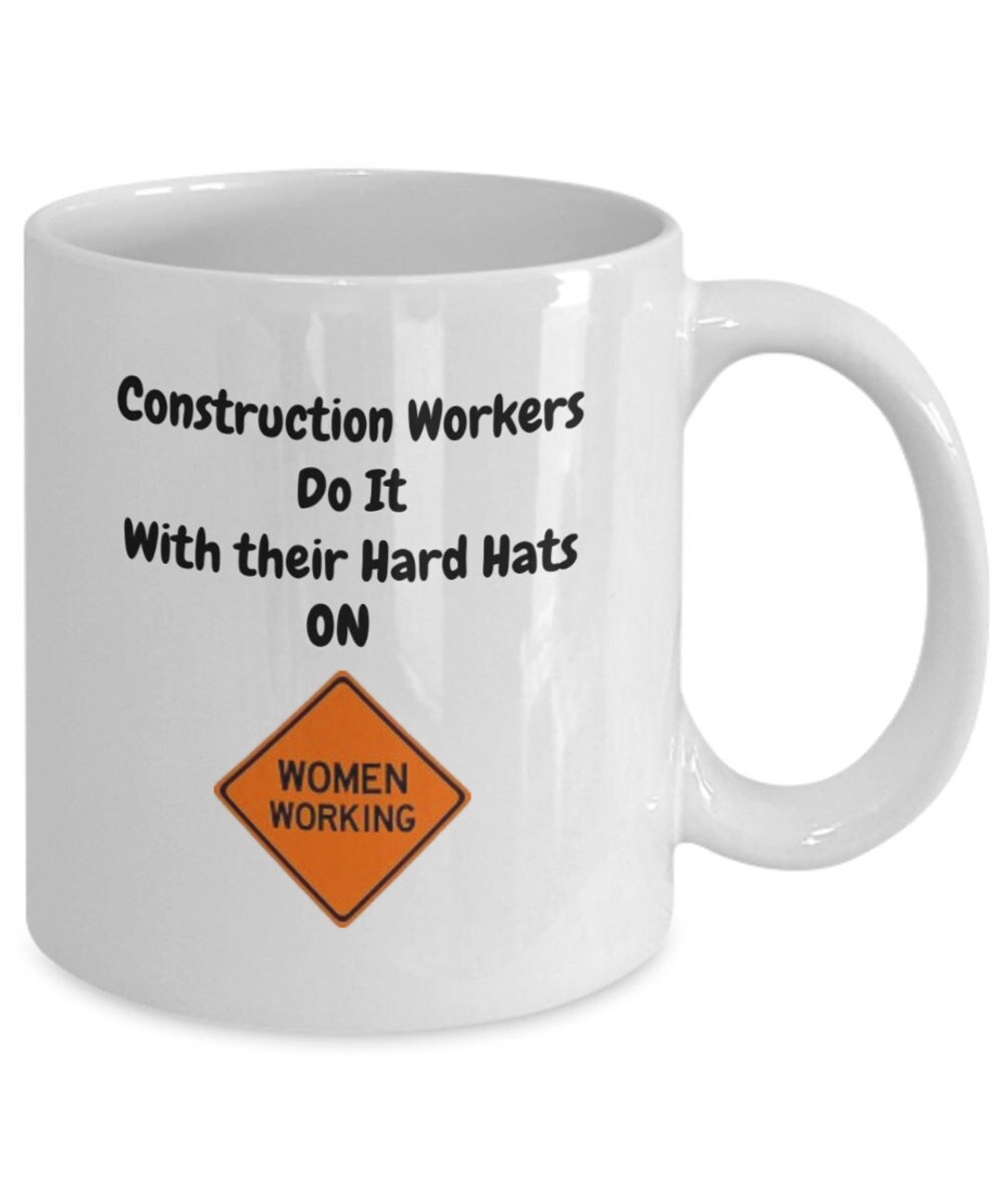 Female Construction Worker Funny Mug, Female Construction Worker ...