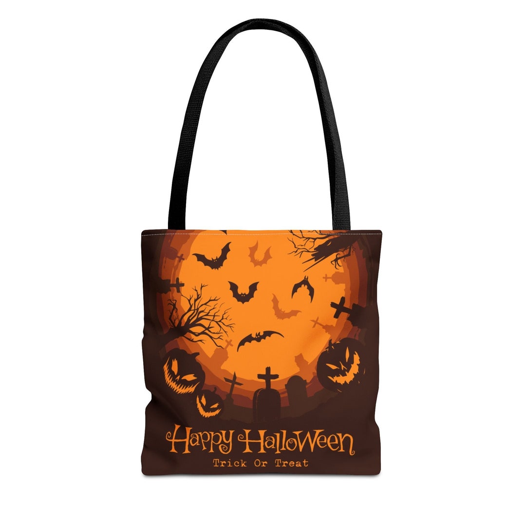 Halloween Tote Bag – Reusable Trick-or-treat Bag, Spooky Durable ...