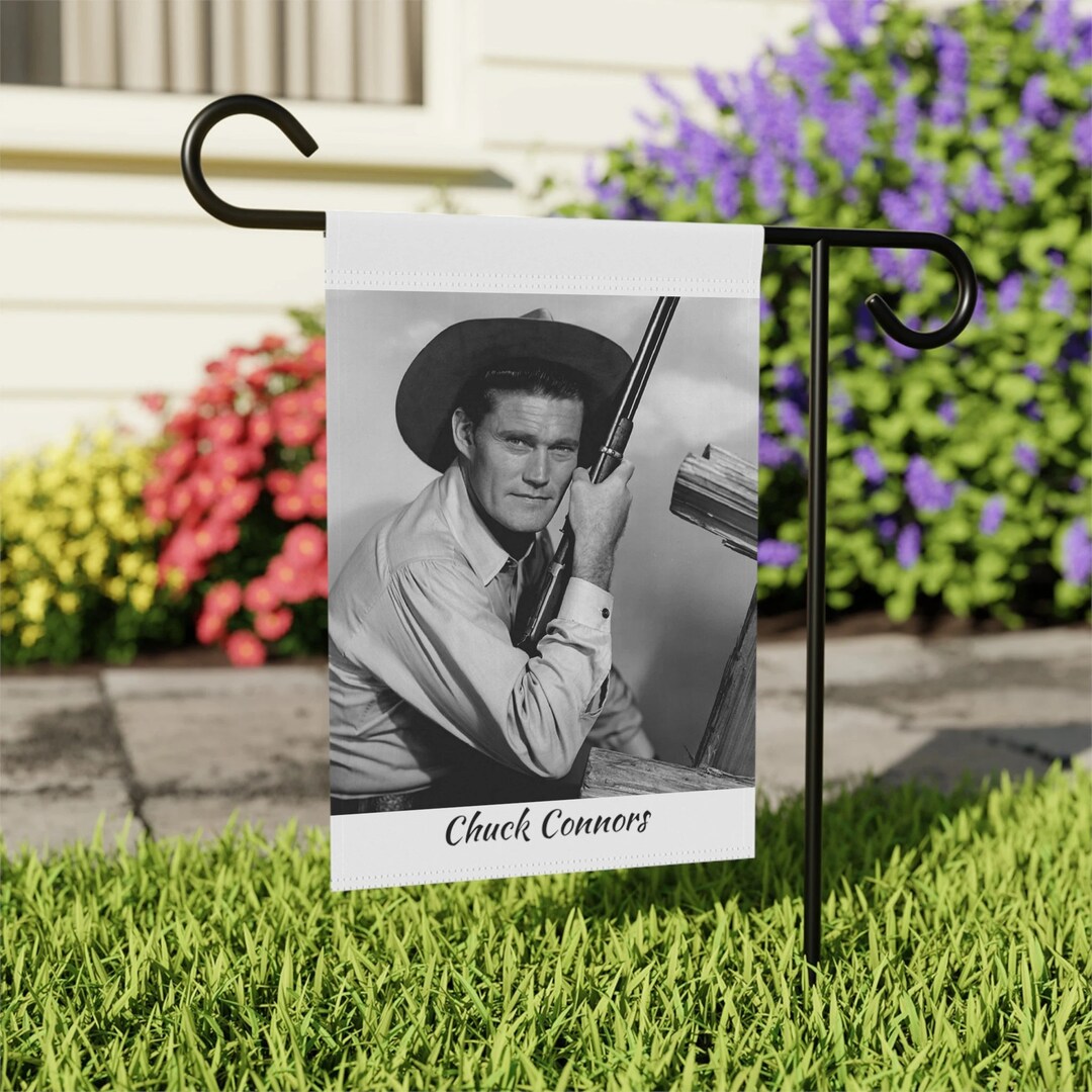 Chuck Connors Garden & House Banner Rifleman TV Show Yard Sign Western ...