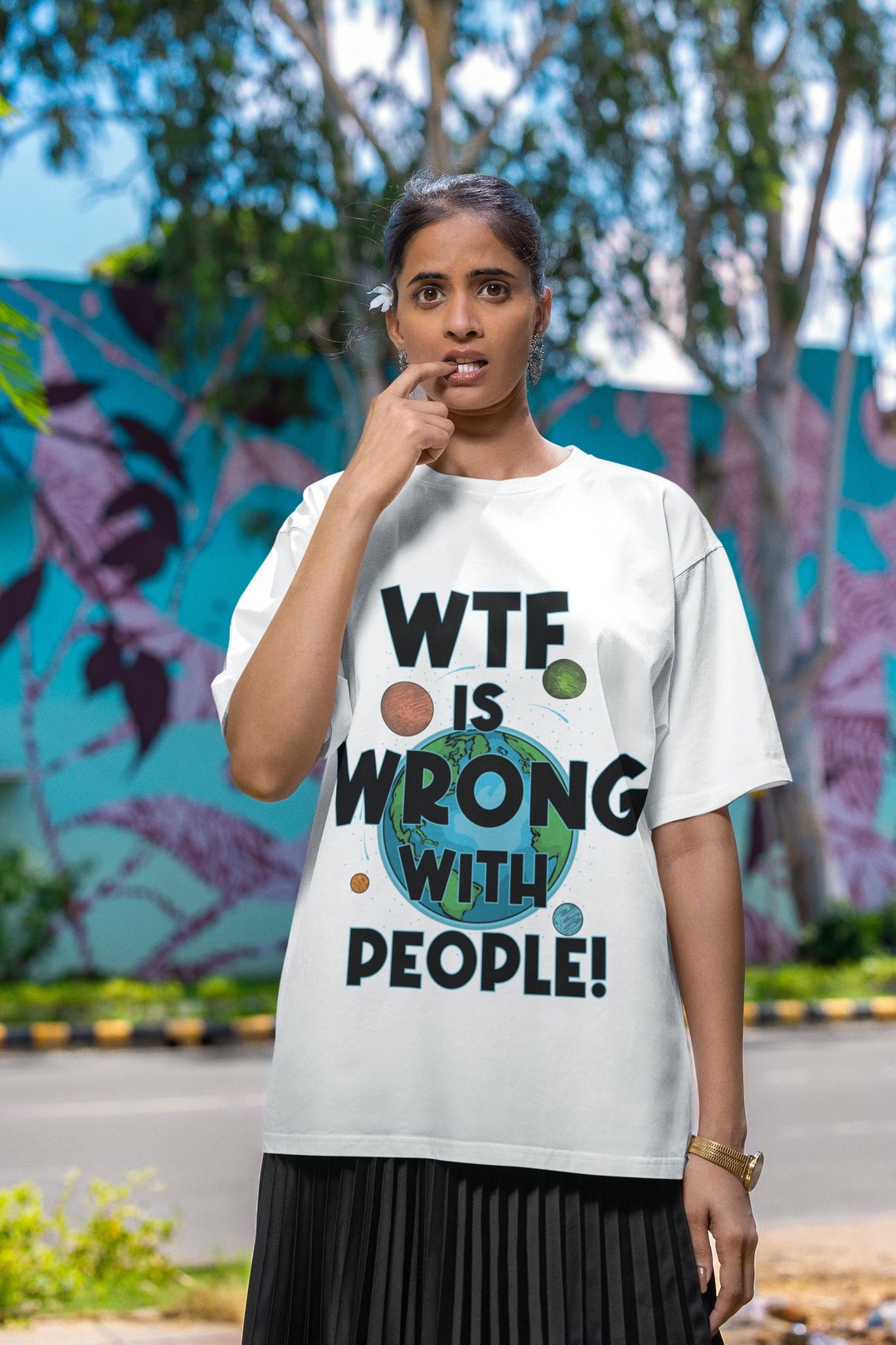 Stylish WTF Fitted Tees With Custom Designs for Men and Women, Unique ...