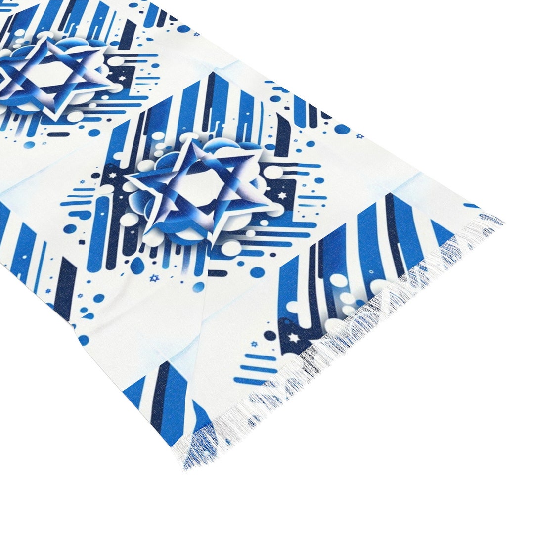 Women's Jewish Star Shawl | Lightweight Wrap & Scarf for Women ...