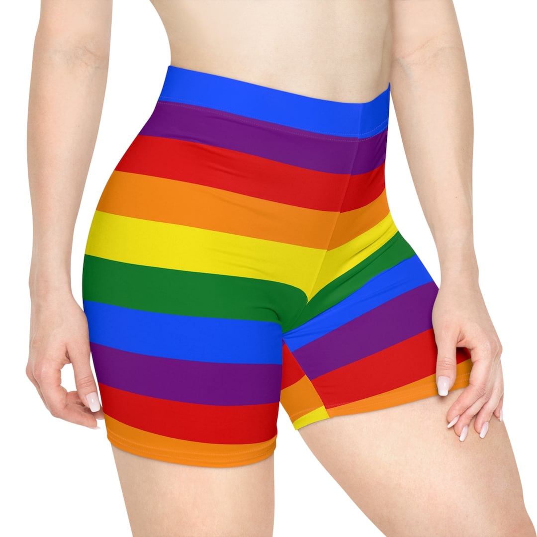 Women's Biker Shorts, Biker Shorts, Cute Shorts, LGBTQ Clothes, Sexy ...