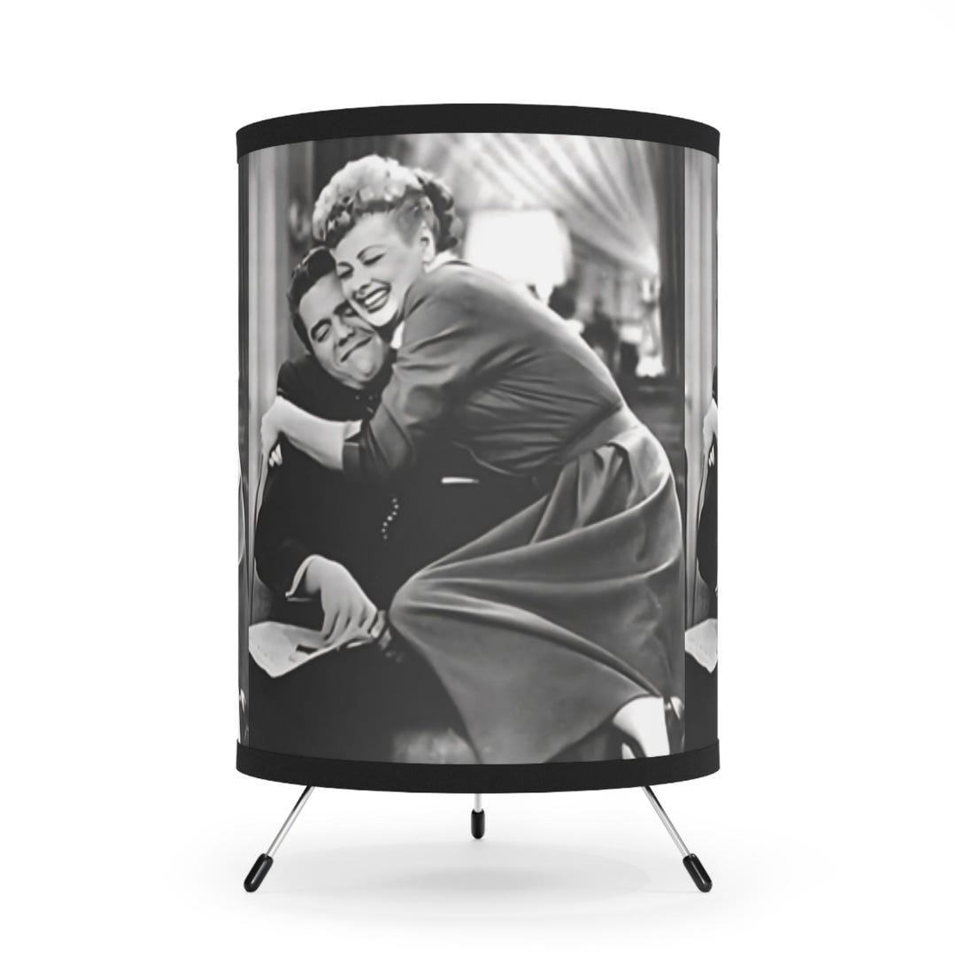 I Love Lucy Tripod Lamp With High-res Printed Shade & US/CANADA Plug ...