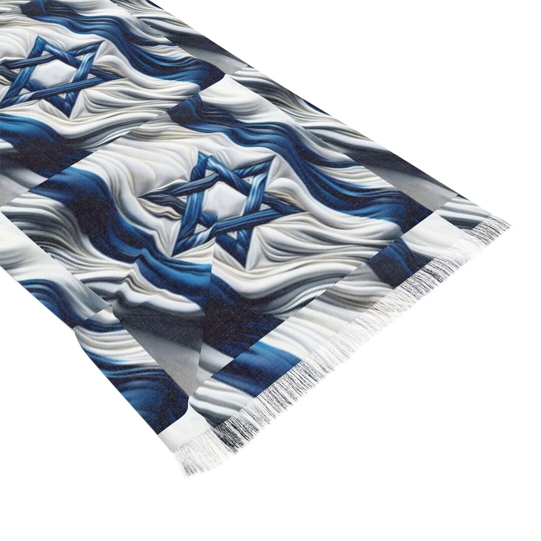 Women's Shawl With Jewish Star | Lightweight Wrap & Scarf for Women ...