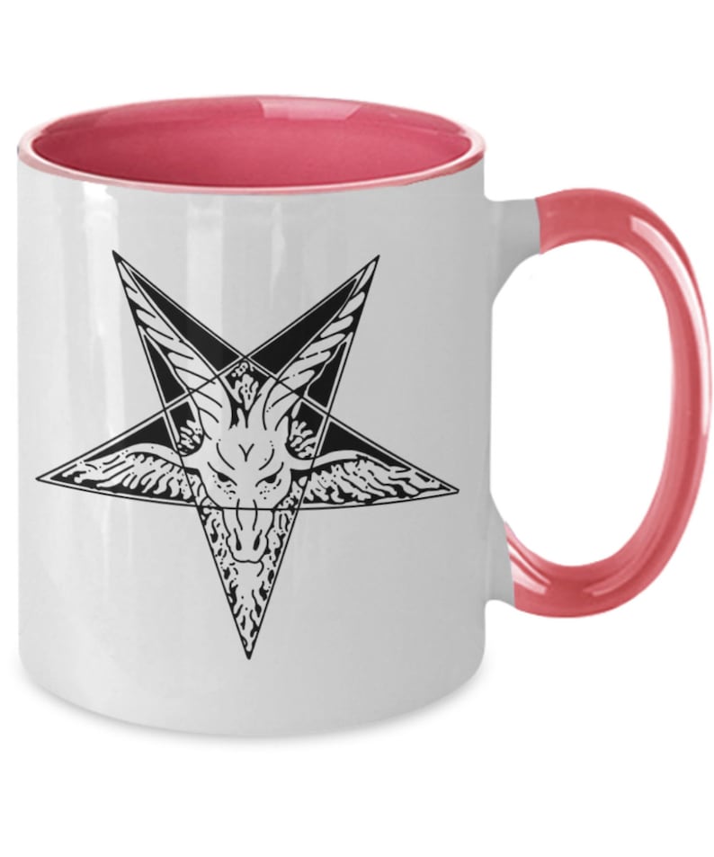 Personalized Lucifer Mug | Engraved Baphomet Sigil - Etsy