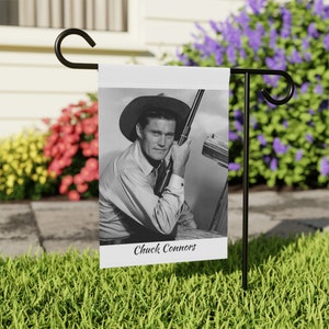 Chuck Connors Garden & House Banner Rifleman TV Show Yard Sign Western ...