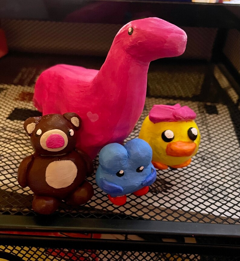 Uggos Original Character Bluey Cute Weird Pop Clay Figurine - Etsy