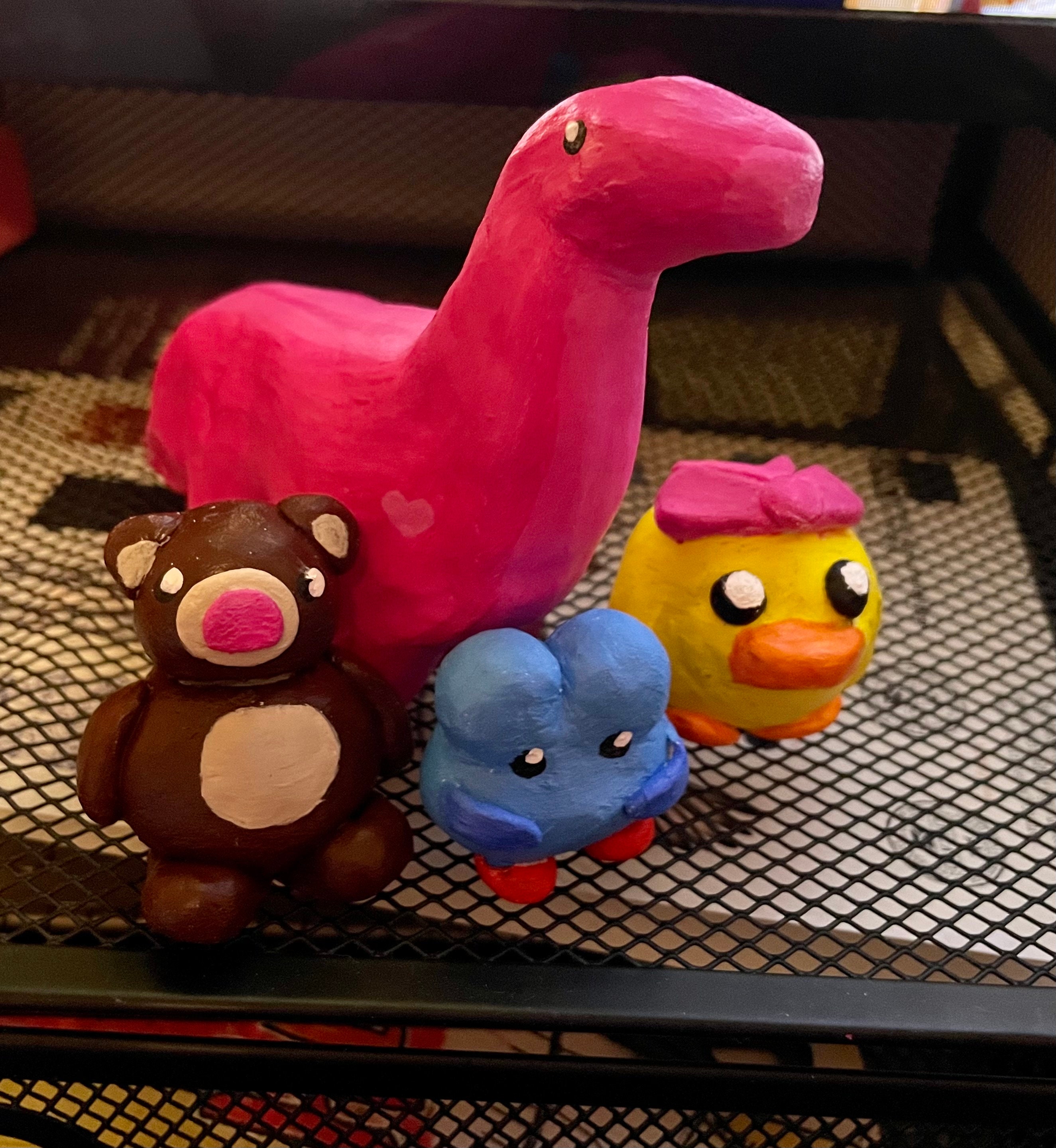 Uggos Original Character Bluey Cute Weird Pop Clay Figurine - Etsy