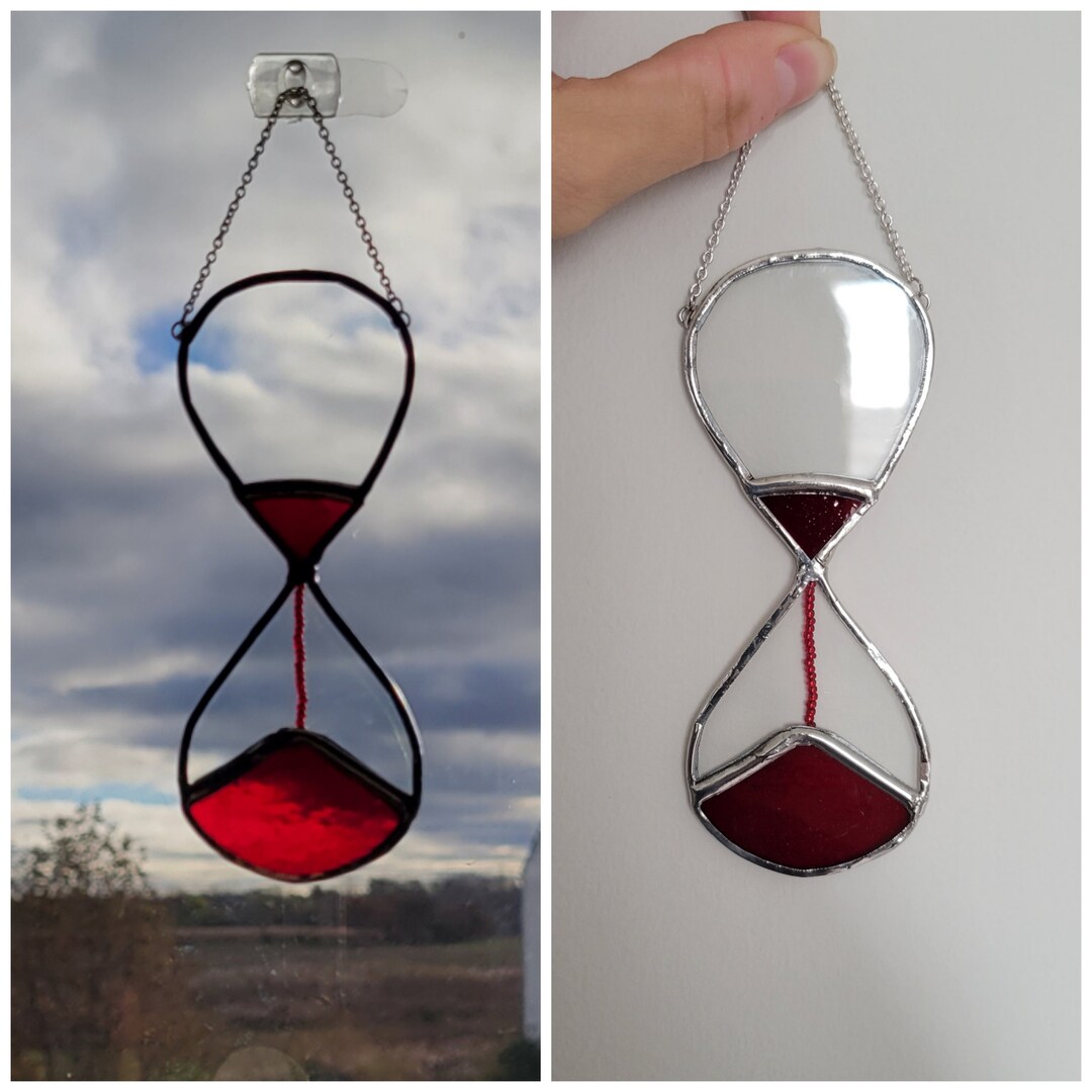 Bree Tanner Inspired Stained Glass Hourglass Etsy