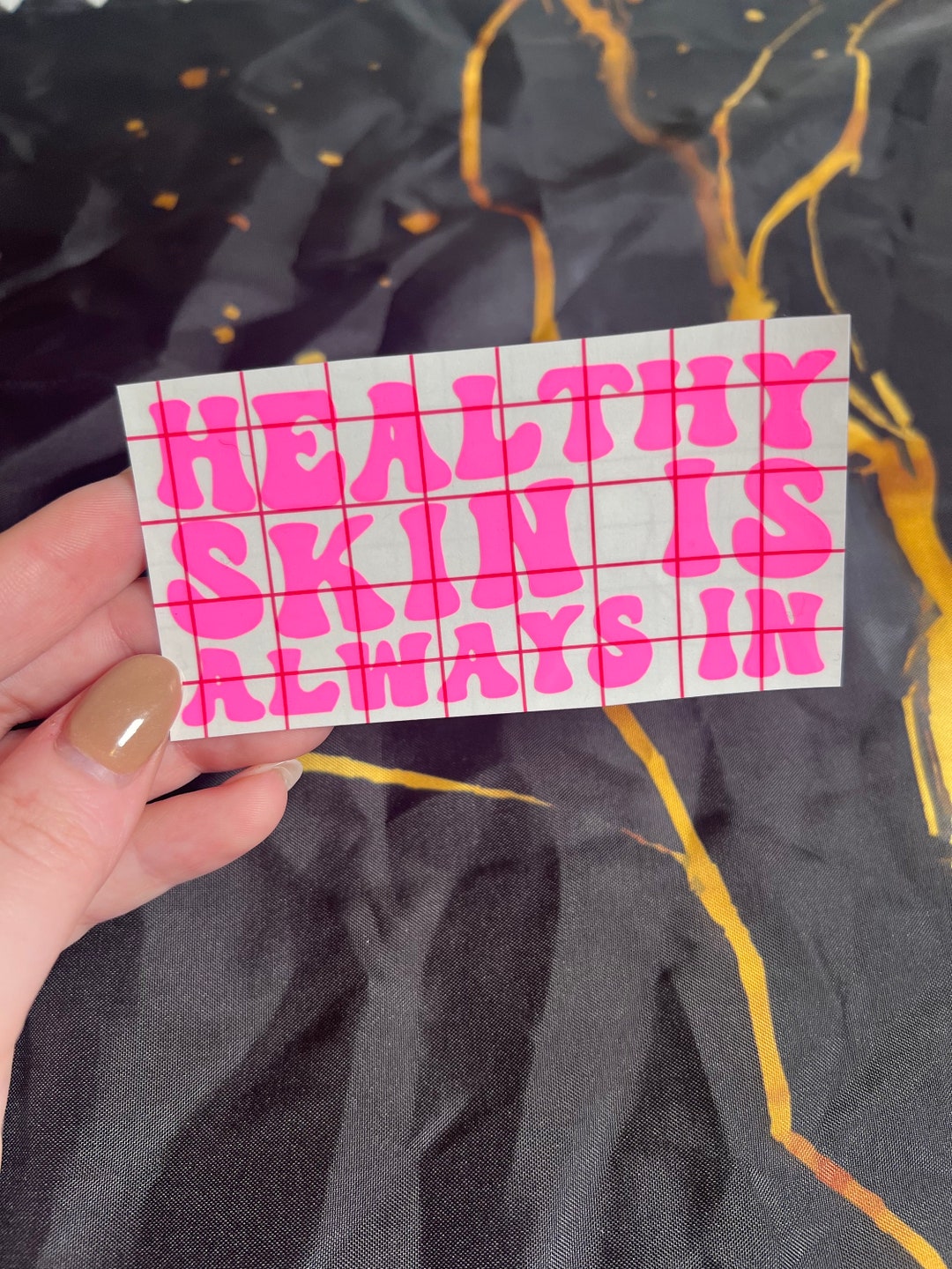 Healthy Skin is Always in Decal - Etsy