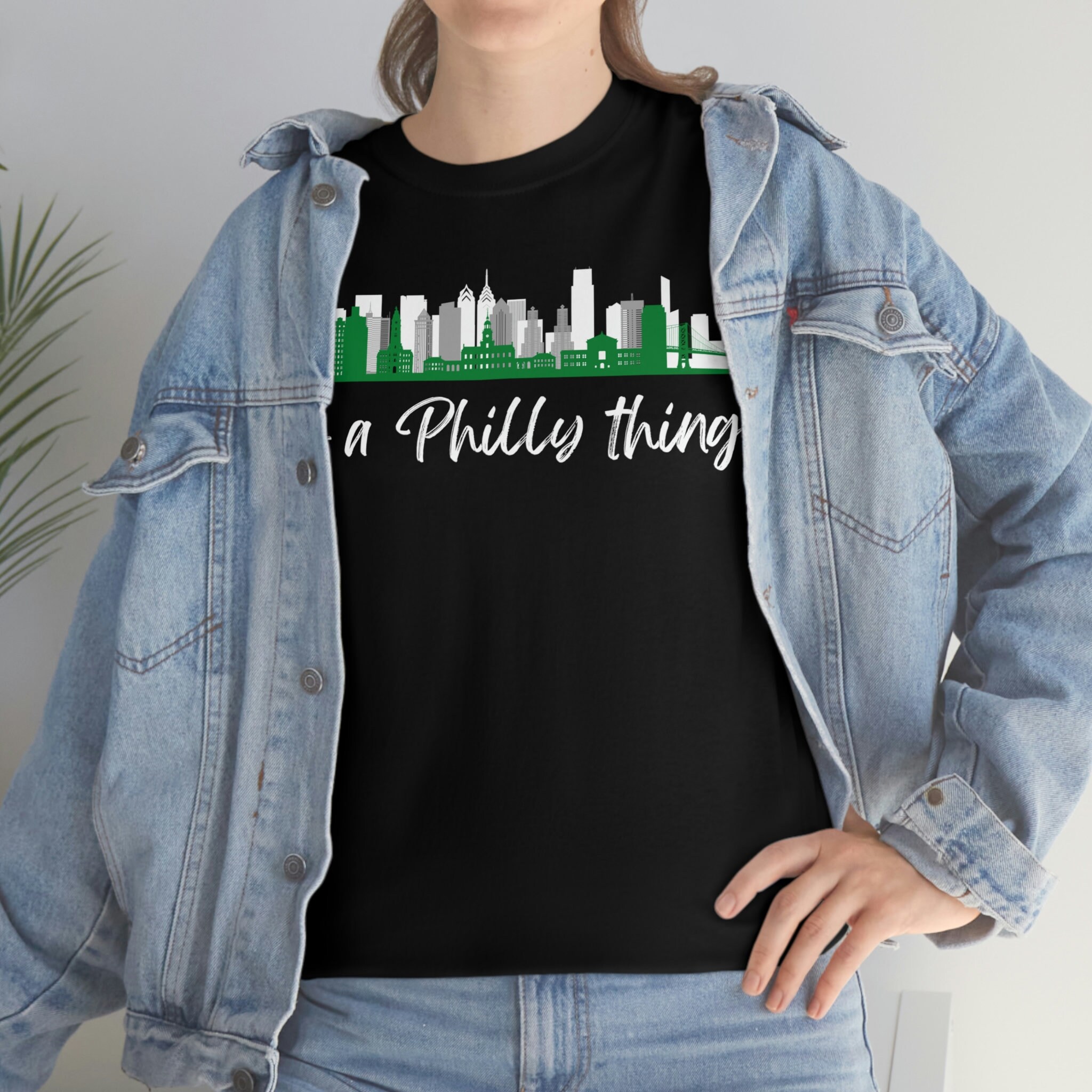 Unisex Black Its a Philly Thing Skyline - Etsy