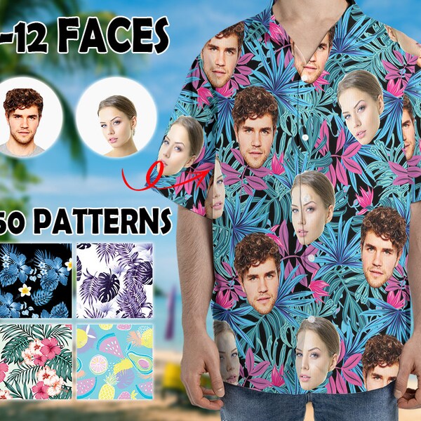 Custom Face Shirt - Etsy