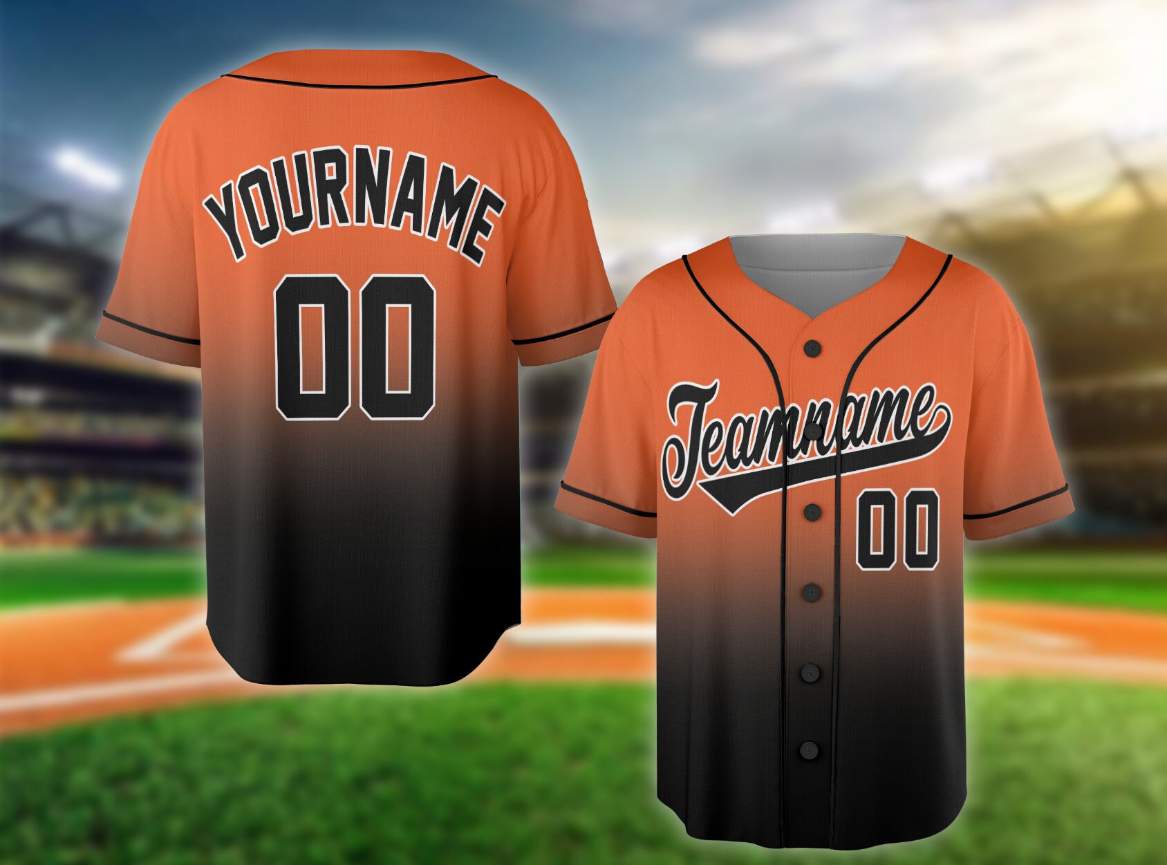 Custom Team Name Jersey For Baseball Fans, Personalized Baseball Team ...