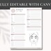 Editable Makeup Face Chart Makeup Artist Template Makeup - Etsy Canada