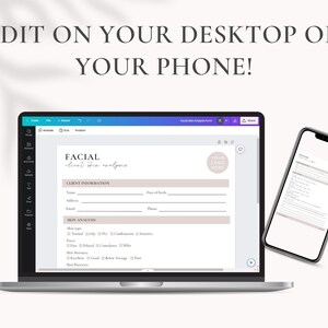Facial Client Skin Analysis Form | Facial Client Intake Form | Client ...