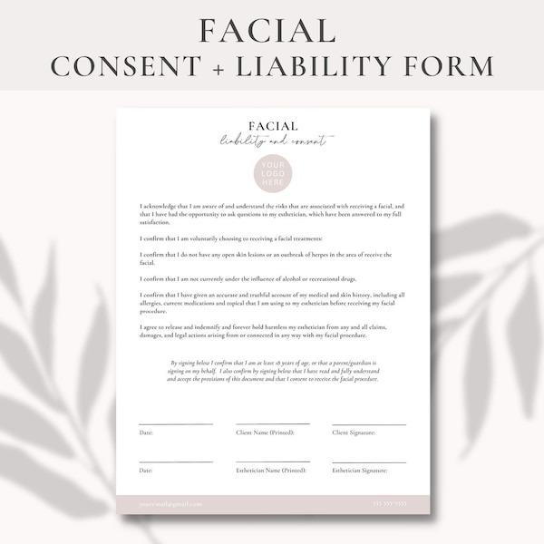 Spa Intake Form - Etsy