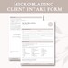 Microblading Client Intake and Consent Form Microblading Consultation ...