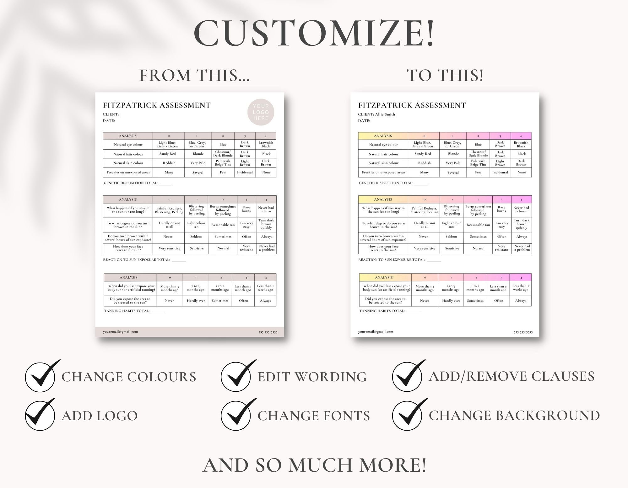 Botox Injection Document Bundle | Botox Client Form | Editable Botox ...