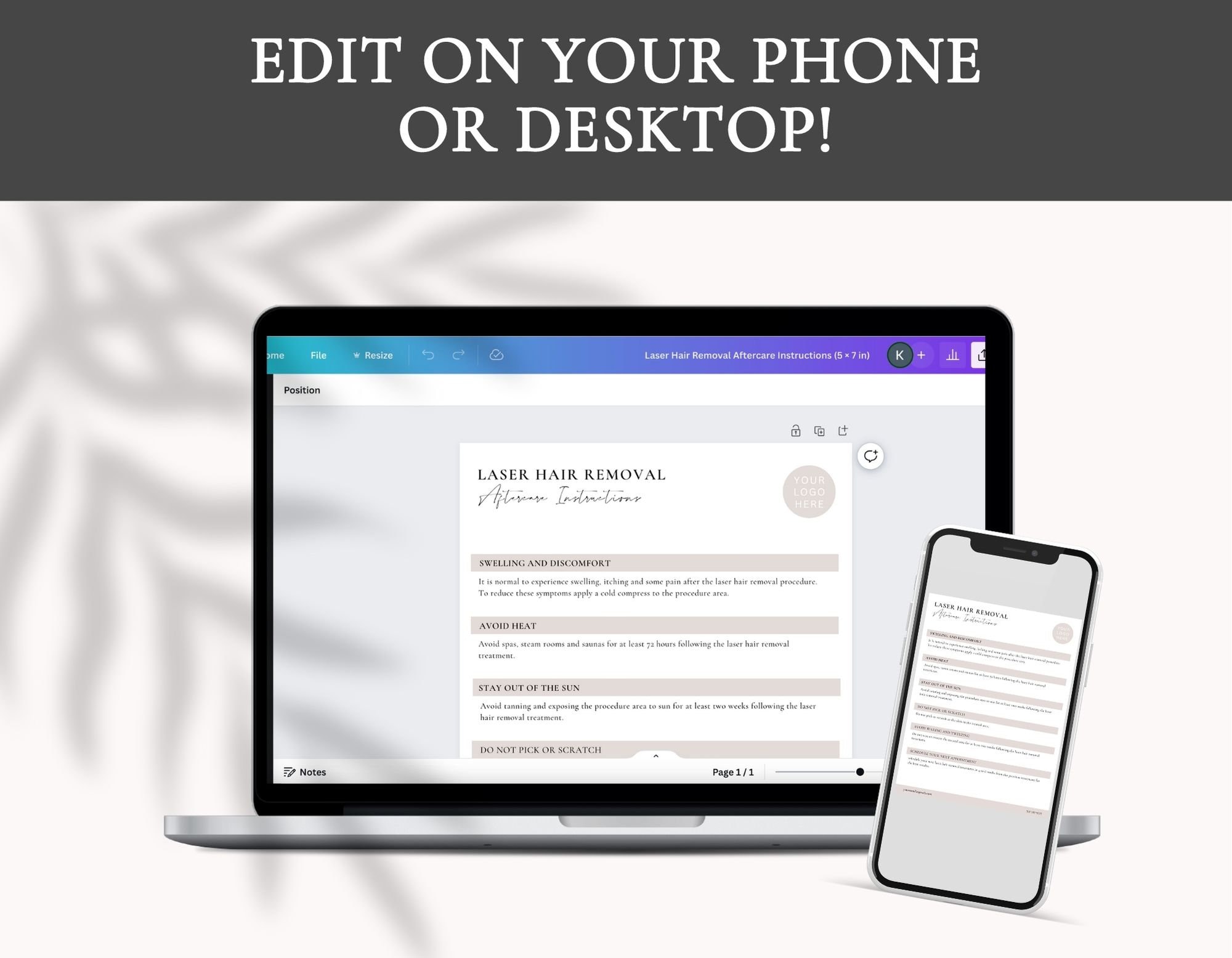 Laser Hair Removal Document Bundle | Laser Hair Removal Form Templates ...