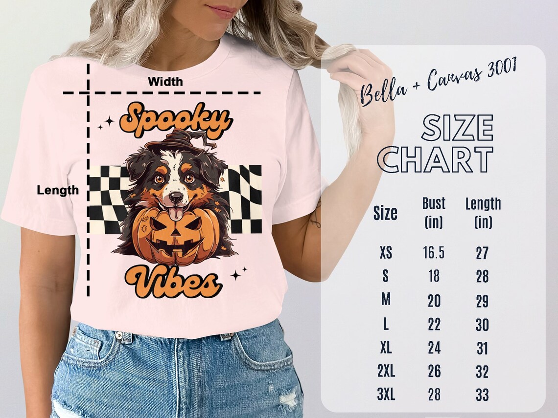 Vintage Halloween Aussie Shirt Spooky Australian Shepherd - Etsy