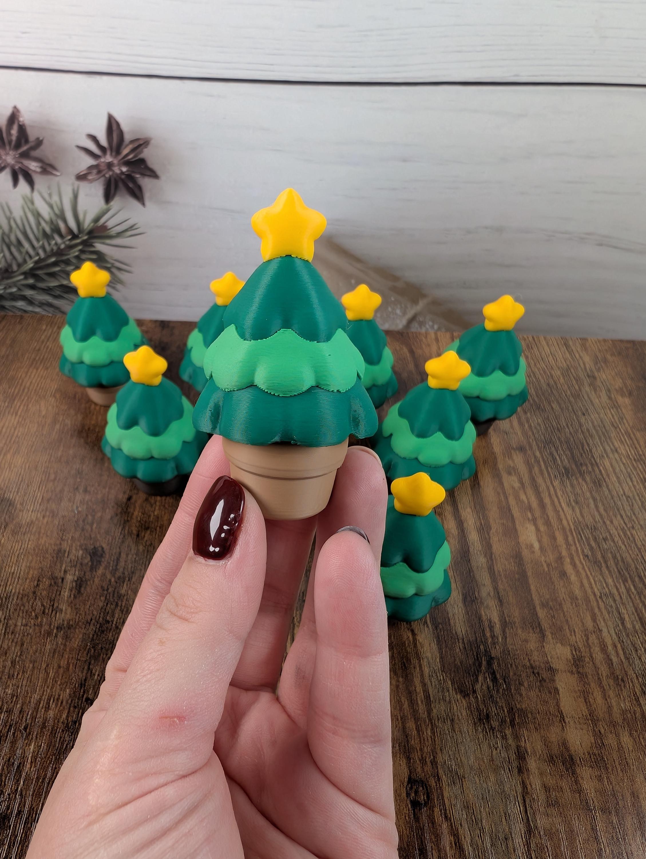 3D Printed Christmas Tree Clicker, Christmas Anxiety Fidget - Etsy