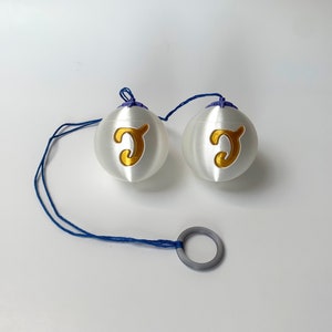 3d-printed J Initialed Clackers for Cosplayers - Etsy