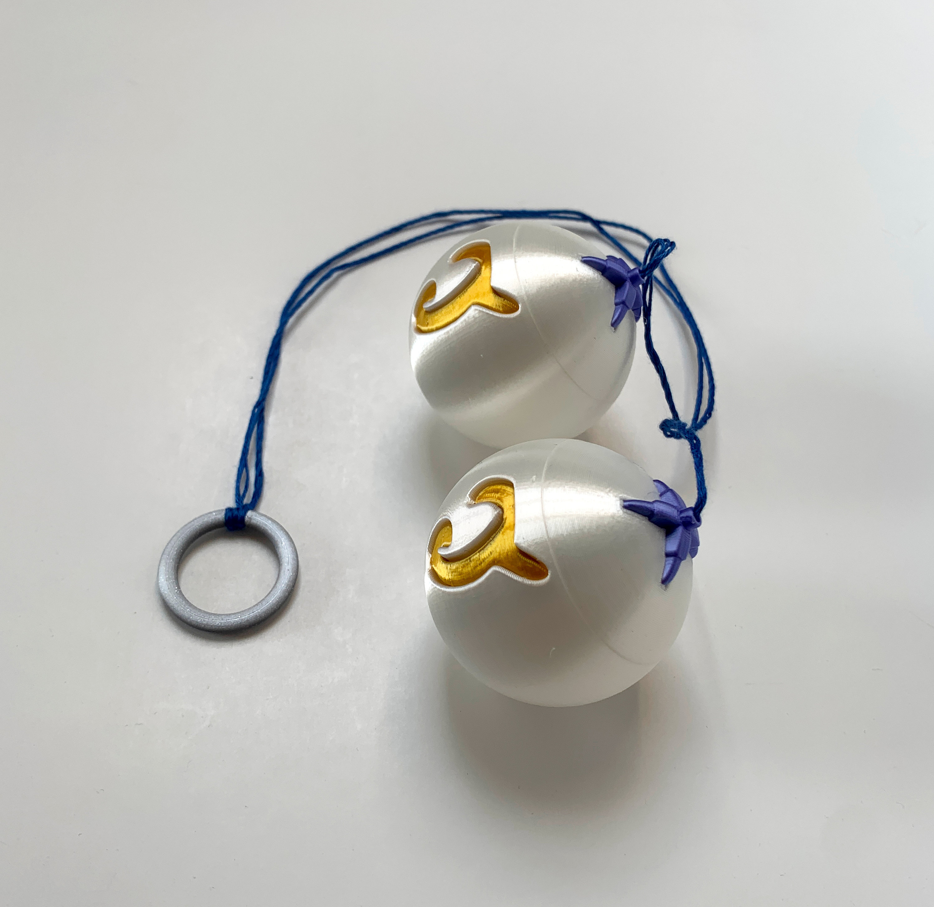 3d-printed J Initialed Clackers for Cosplayers - Etsy
