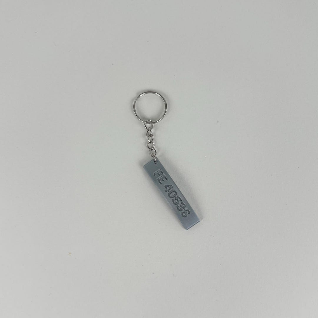 Prison ID Keychain, 3D Printed - Etsy