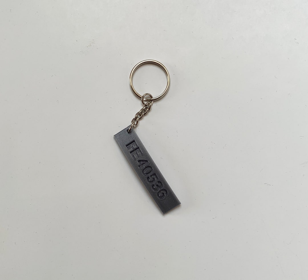 Prison ID Keychain, 3D Printed - Etsy