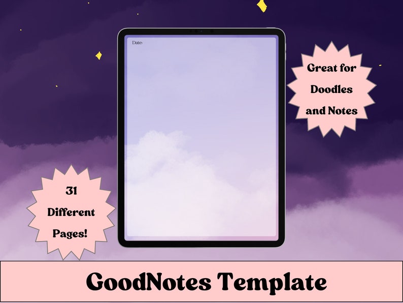 Goodnotes Template, Goodnotes Journal, Digital Journal, Digital ...