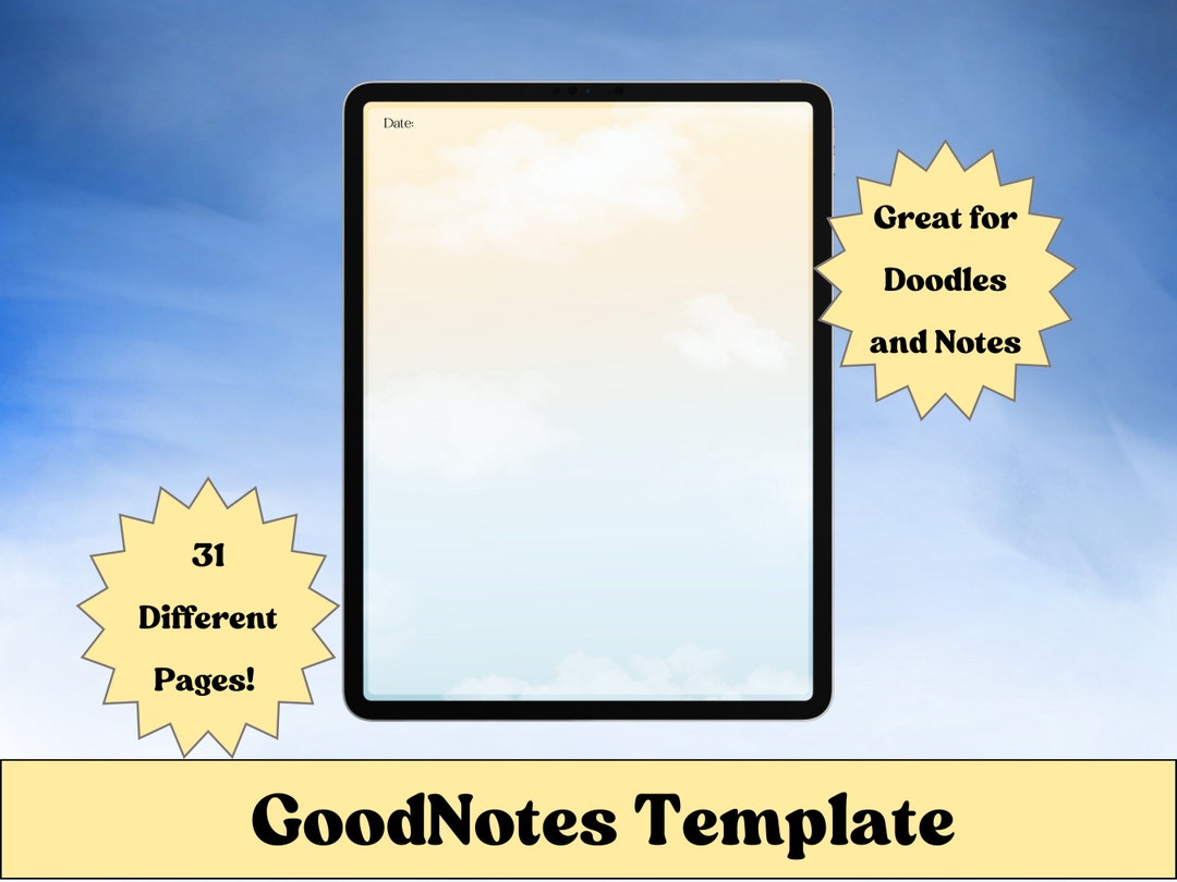 Goodnotes Template, Goodnotes Journal, Digital Journal, Digital ...
