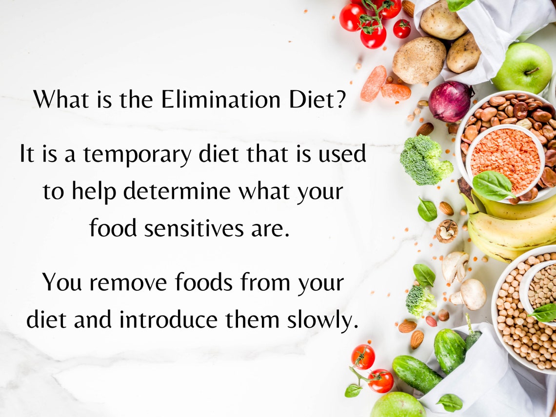 Elimination Diet Guide, Food Sensitivity Tracker, Printable Guide ...