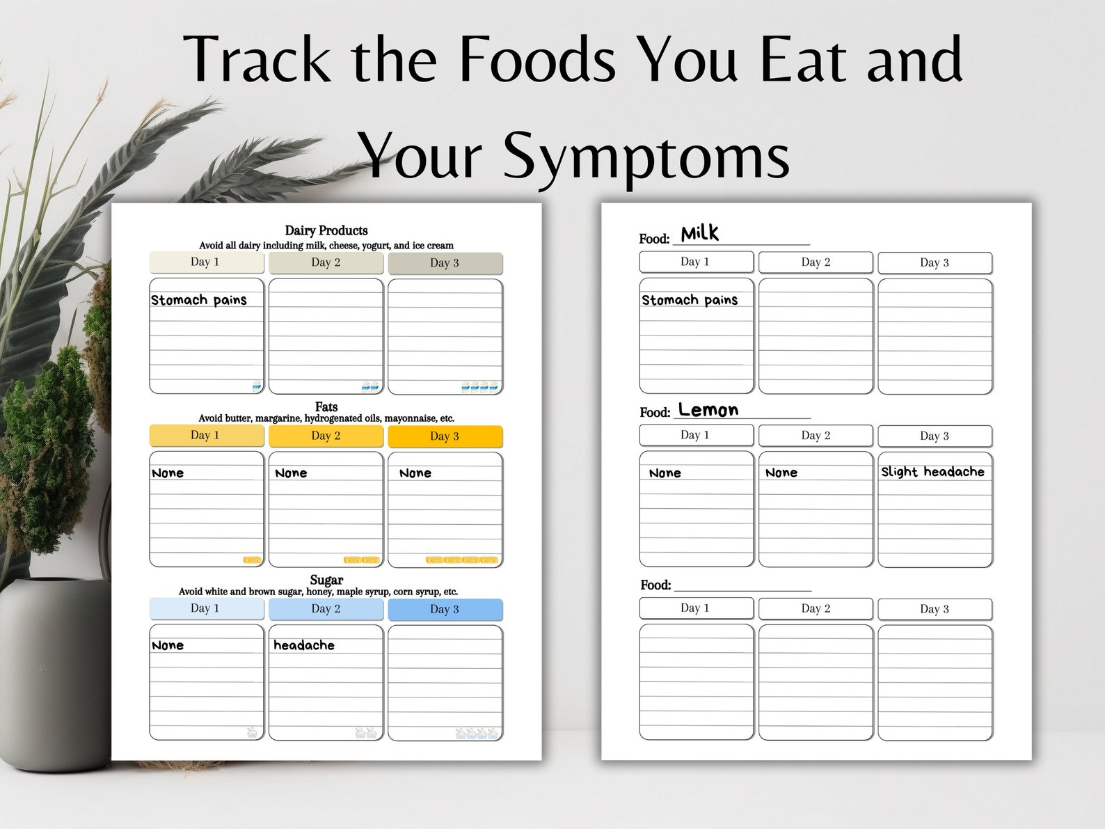Elimination Diet Guide, Food Sensitivity Tracker, Printable Guide ...