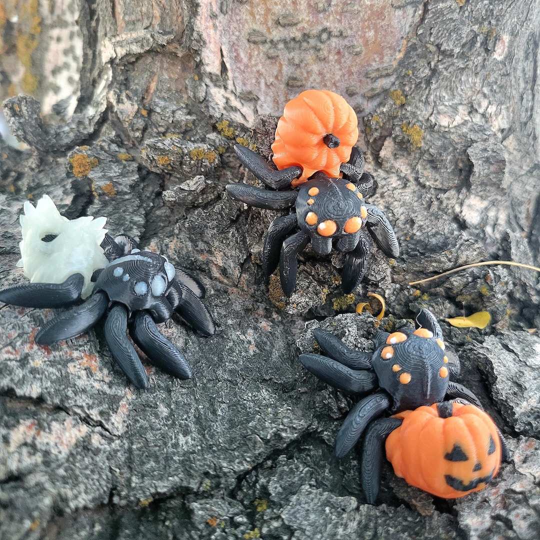 Custom Multicolor Tiny Spider | 3D Printed Spider Toy | 3D Printed ...