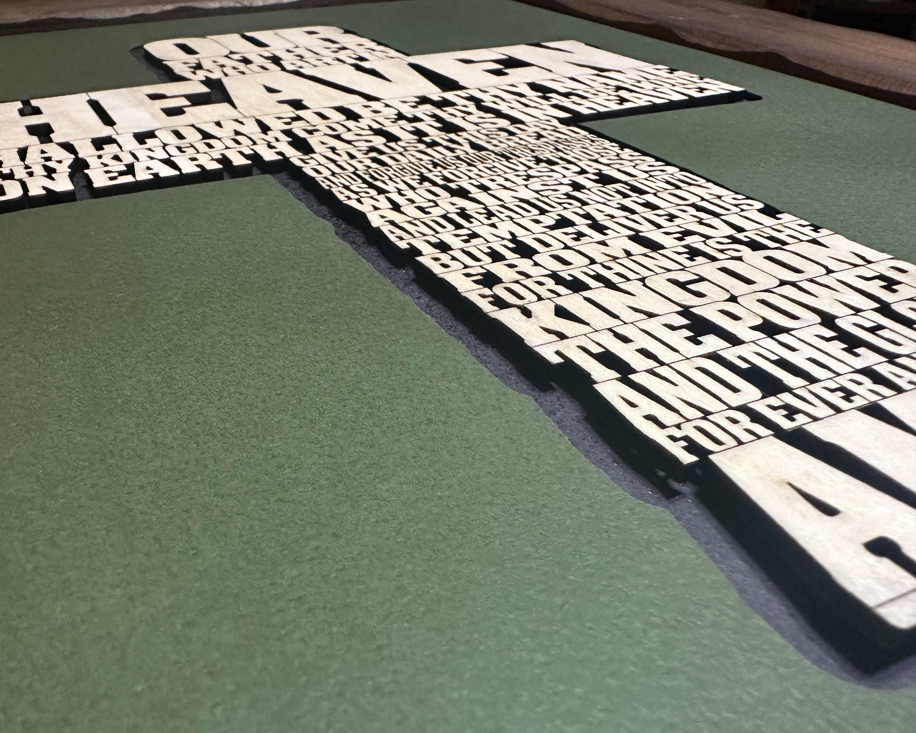 Laser Cut Wooden Cross Lord’s Prayer - Etsy