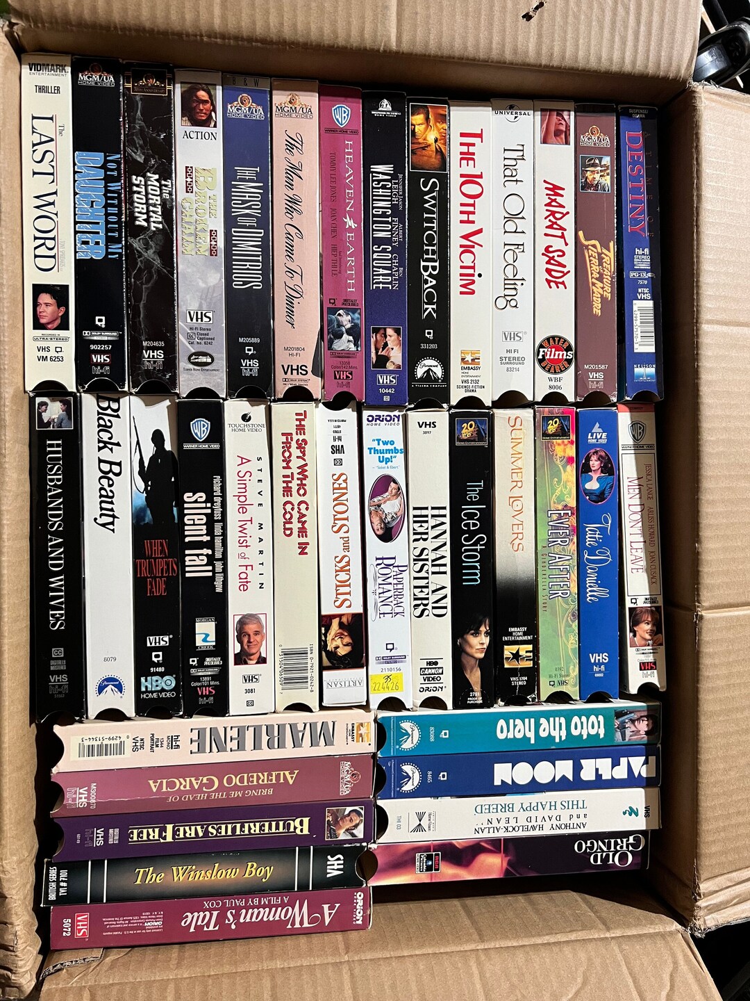 20 VHS Slip Covers for Art Projects or Collecting - Etsy