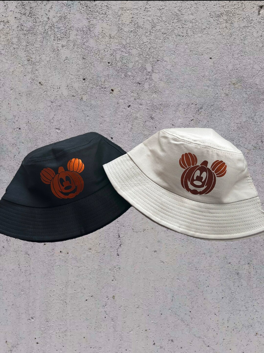 Disney-mickey Pumpkin Bucket Hat - Etsy